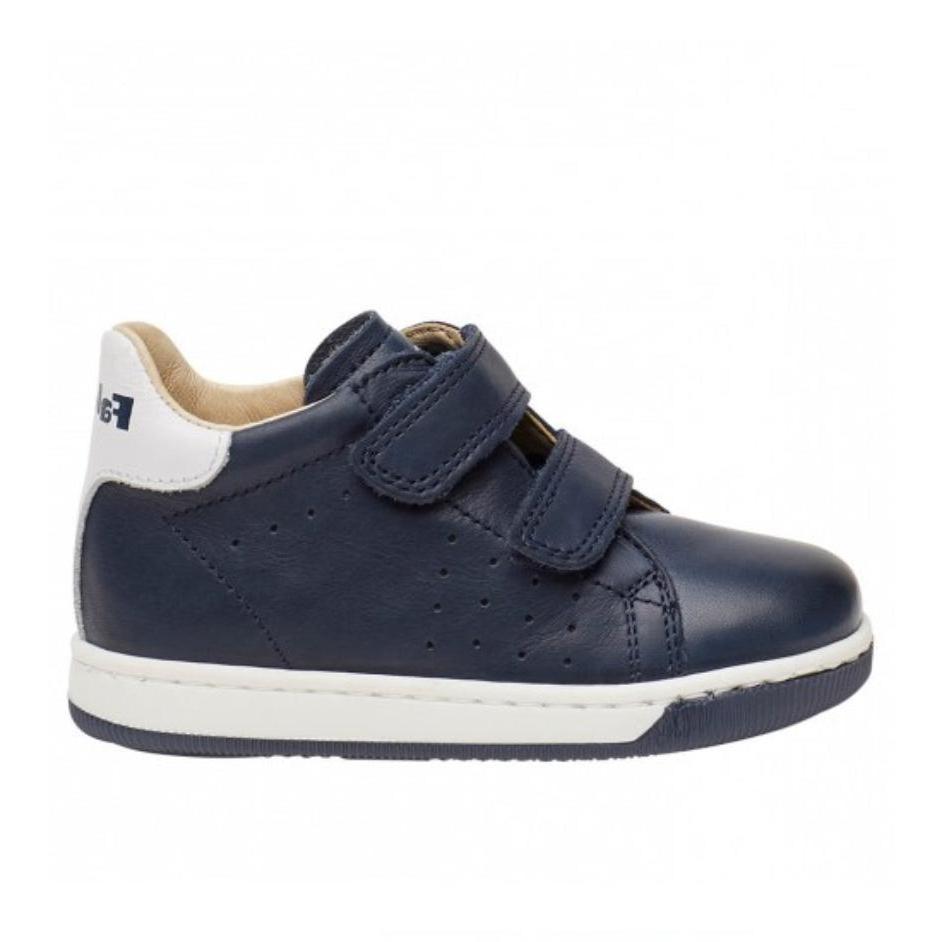 FALCOTTO ADAM BOYS FIRST WALKER SNEAKER NAVY WHITE VELCRO – Toesies Shoes